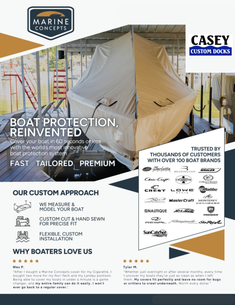 Custom Boat Covers – Casey Custom Docks