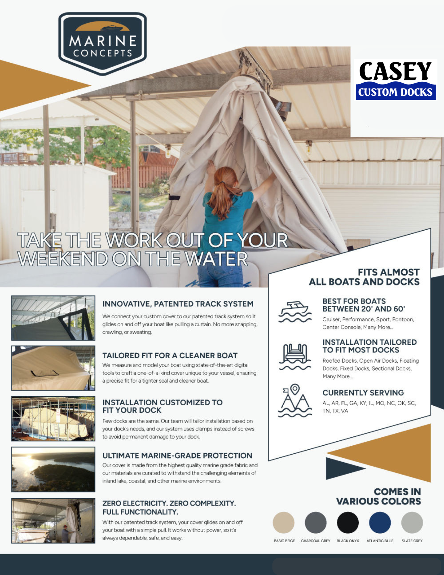 Custom Boat Covers – Casey Custom Docks